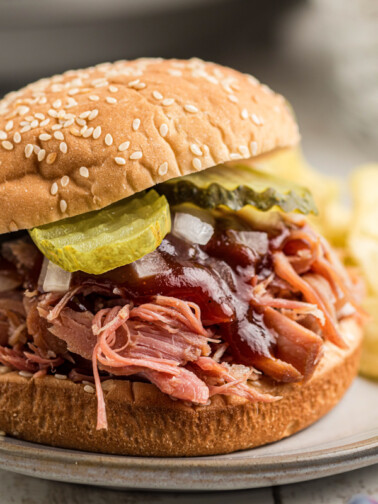 Slow Cooker Pulled Ham - The Magical Slow Cooker
