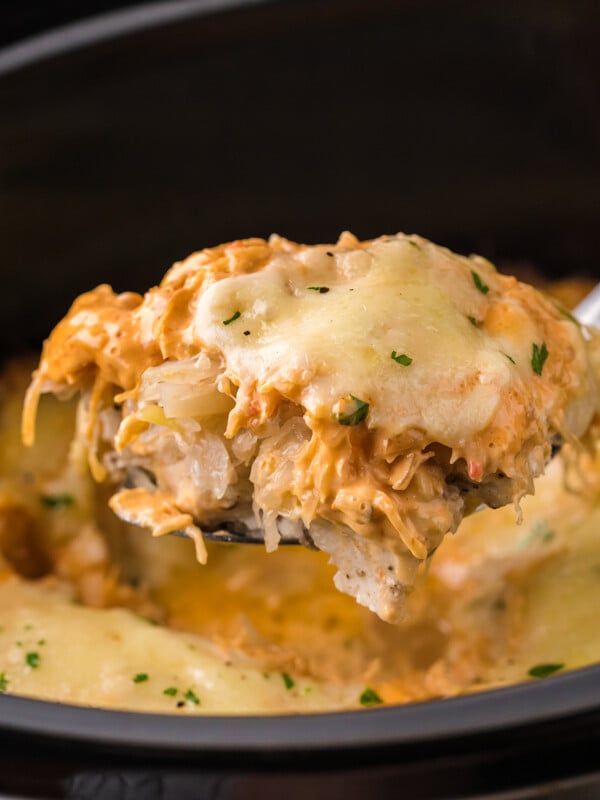 Slow Cooker Chicken Reuben Casserole - The Magical Slow Cooker