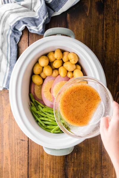 Slow Cooker Ham Dinner - The Magical Slow Cooker