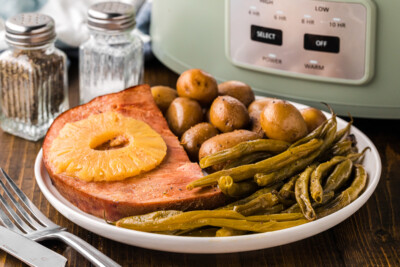 Slow Cooker Ham Dinner - The Magical Slow Cooker