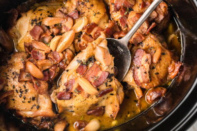 40 Clove Garlic Chicken Recipe - The Magical Slow Cooker