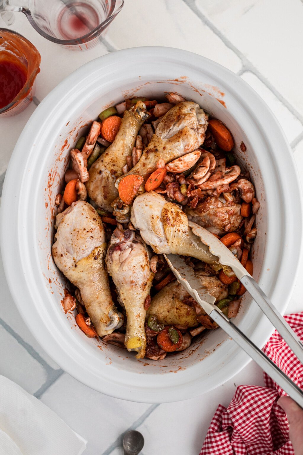 Slow Cooker Chicken Merlot - The Magical Slow Cooker