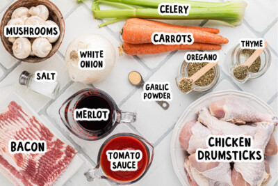 Slow Cooker Chicken Merlot - The Magical Slow Cooker