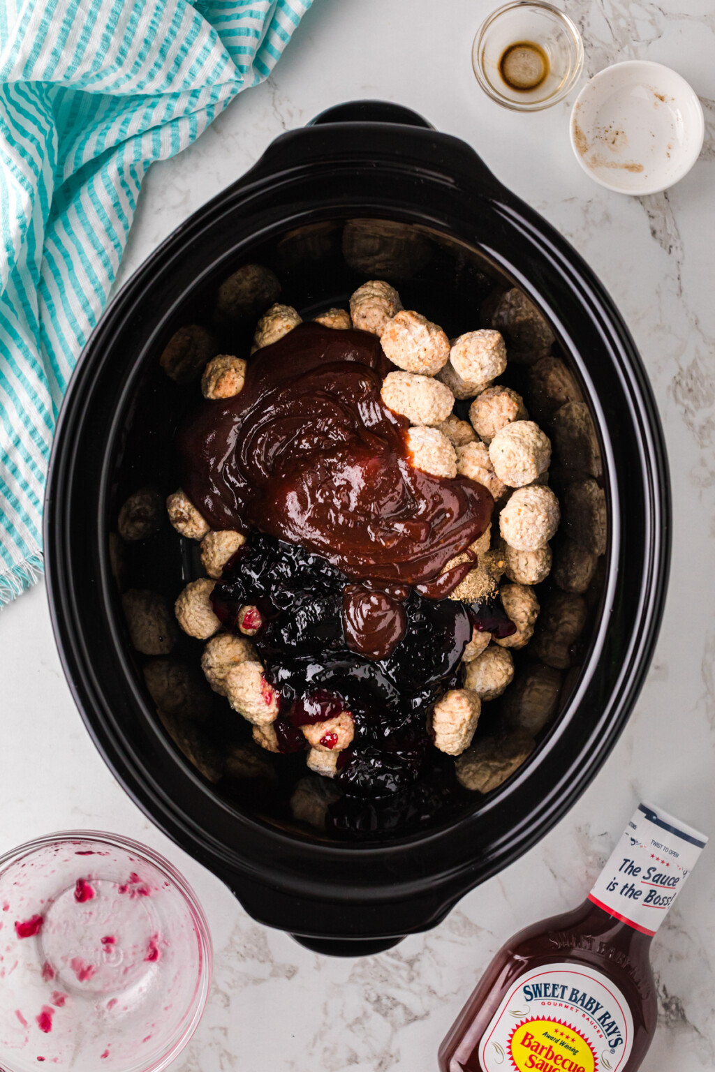 Baby Shower Meatballs - The Magical Slow Cooker