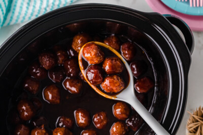 Baby Shower Meatballs - The Magical Slow Cooker