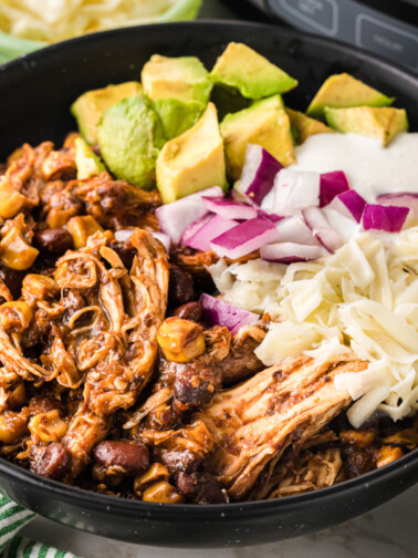 Chipotle Chicken Bowls - The Magical Slow Cooker