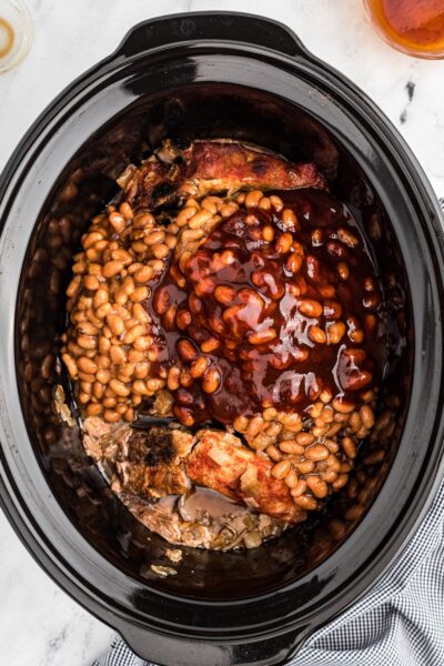 Country Style Ribs and Baked Beans - The Magical Slow Cooker